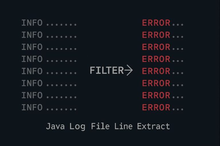 Java ログファイル 特定行 抽出 の最短コード｜シンプル実装 - 覚え書き.com